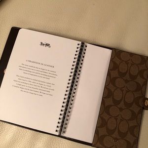 Coach | Accessories | Coach Notebook | Poshmark